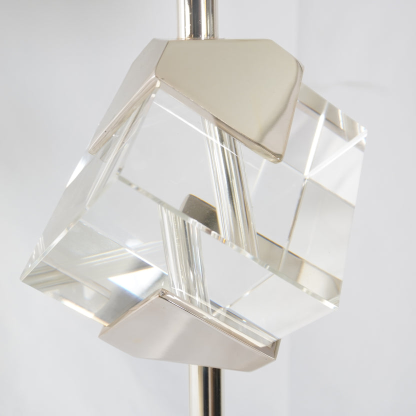 John Richard Collection Crystal Cube Buffet Table Lamp from Intertek ...