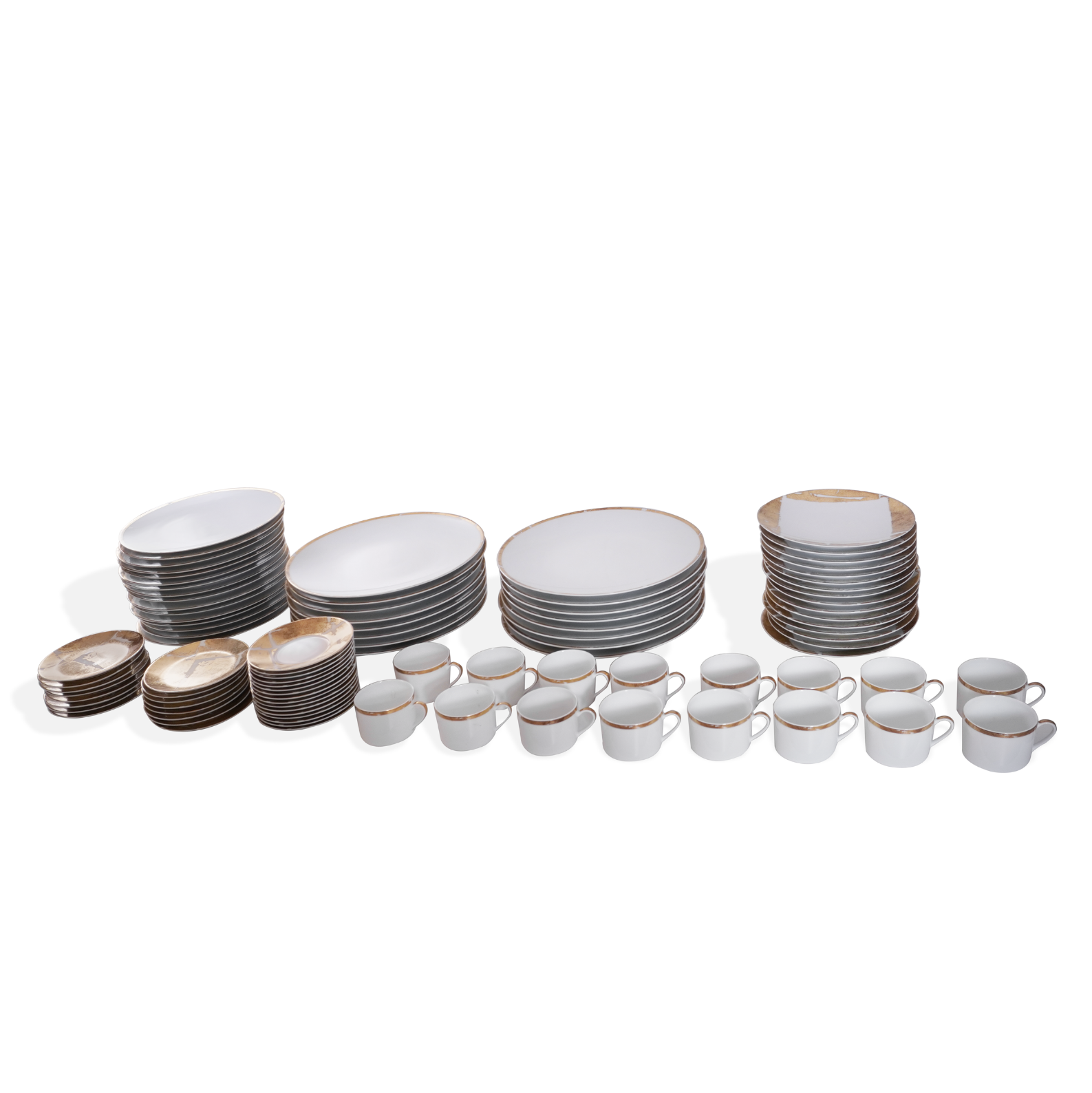 Bernardaud Feuille d'Or 16 person Dinner Service - 96pcs total – Resiklo